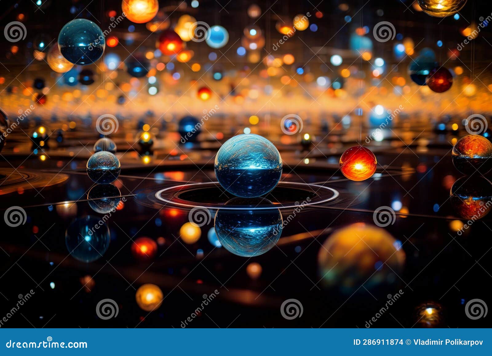 The Exploration Of The Multiverse Theory Royalty-Free Stock Image ...