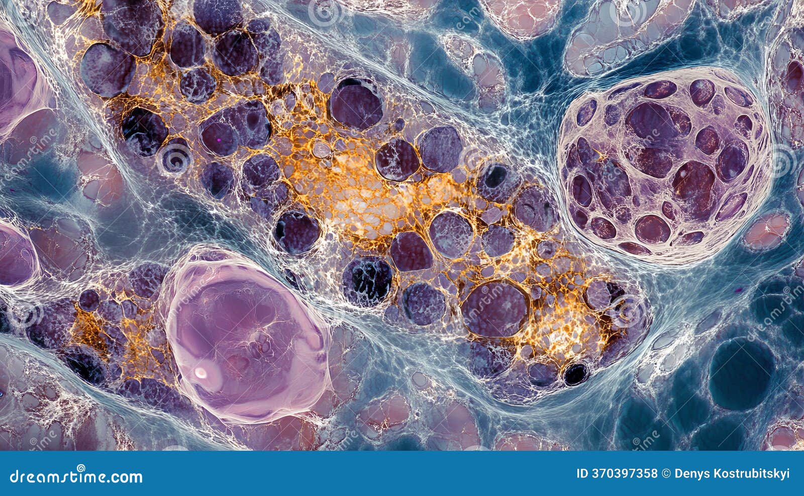 Exploration Of Phagocytes Under A Microscope Revealing Intricate ...