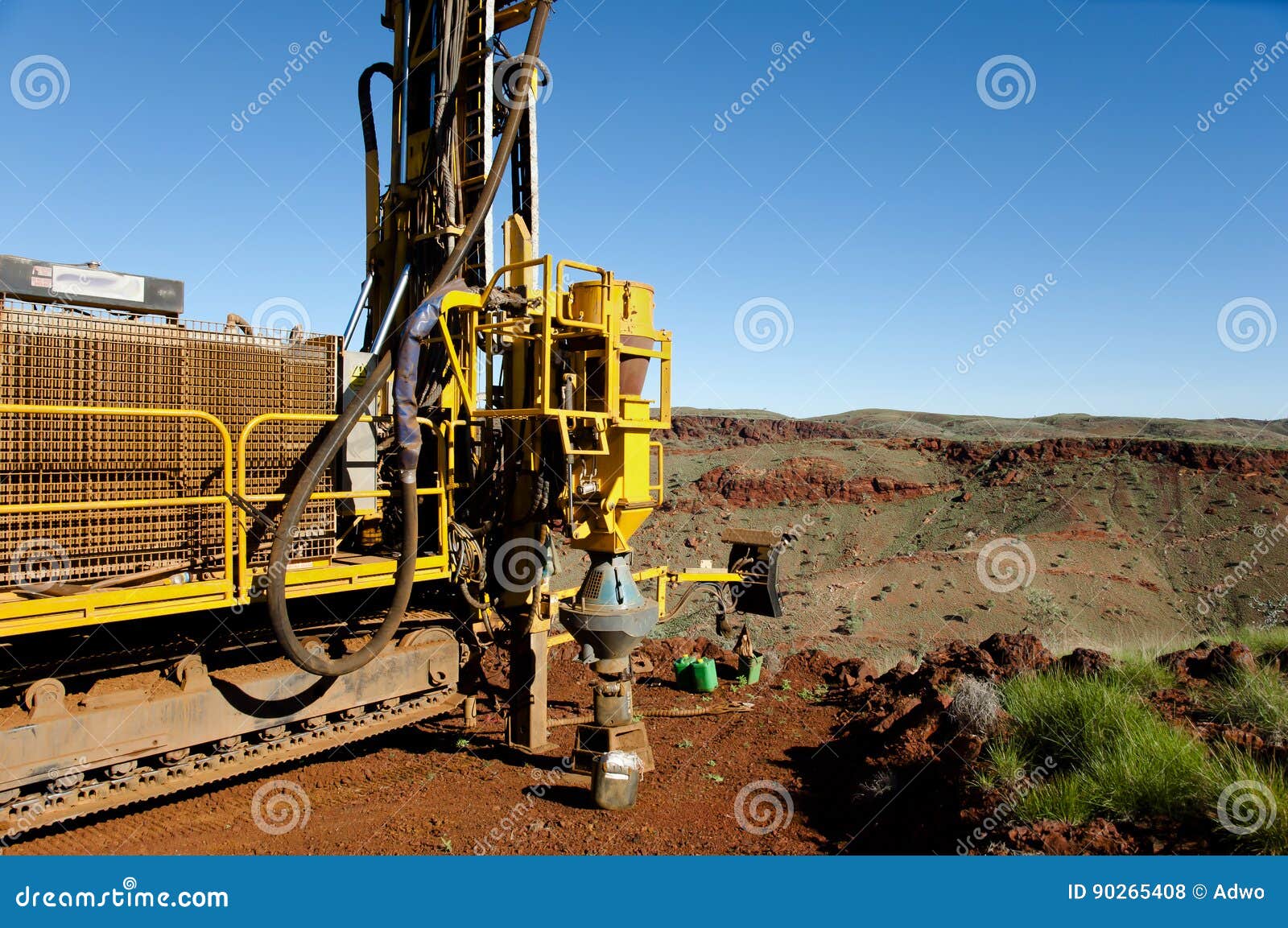 Exploration RC Drilling stock photo. Image of field, bush - 90265408