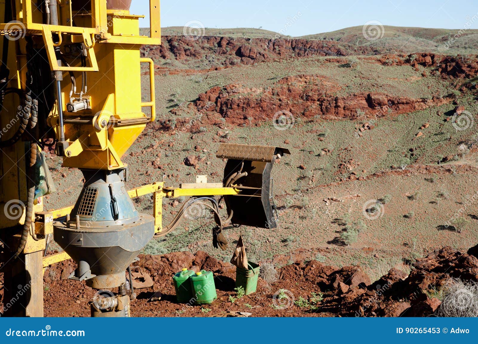 Exploration RC Drilling stock image. Image of mining - 90265453