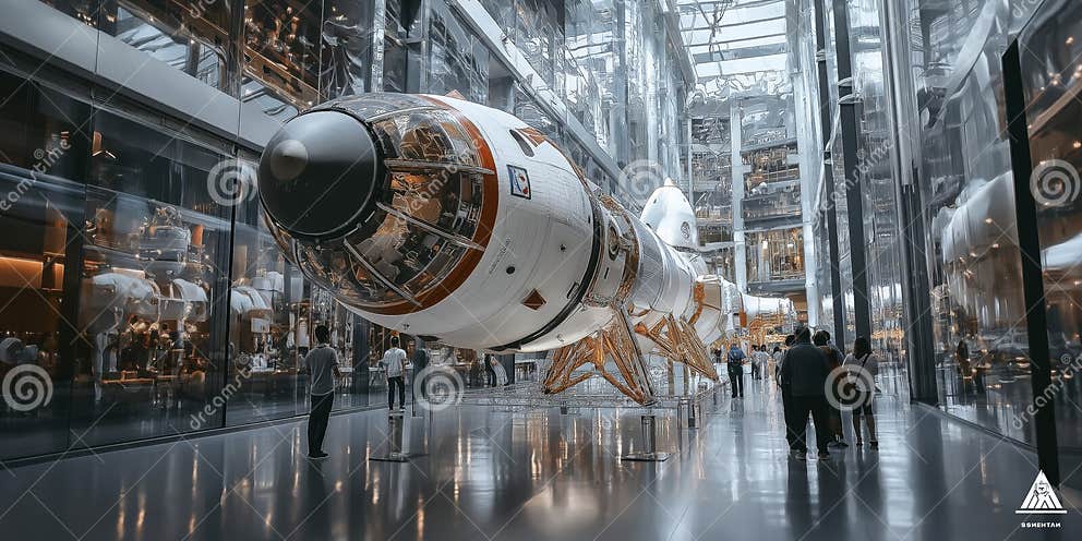 Exploration of Space and Technology within a Modern Exhibition Center ...