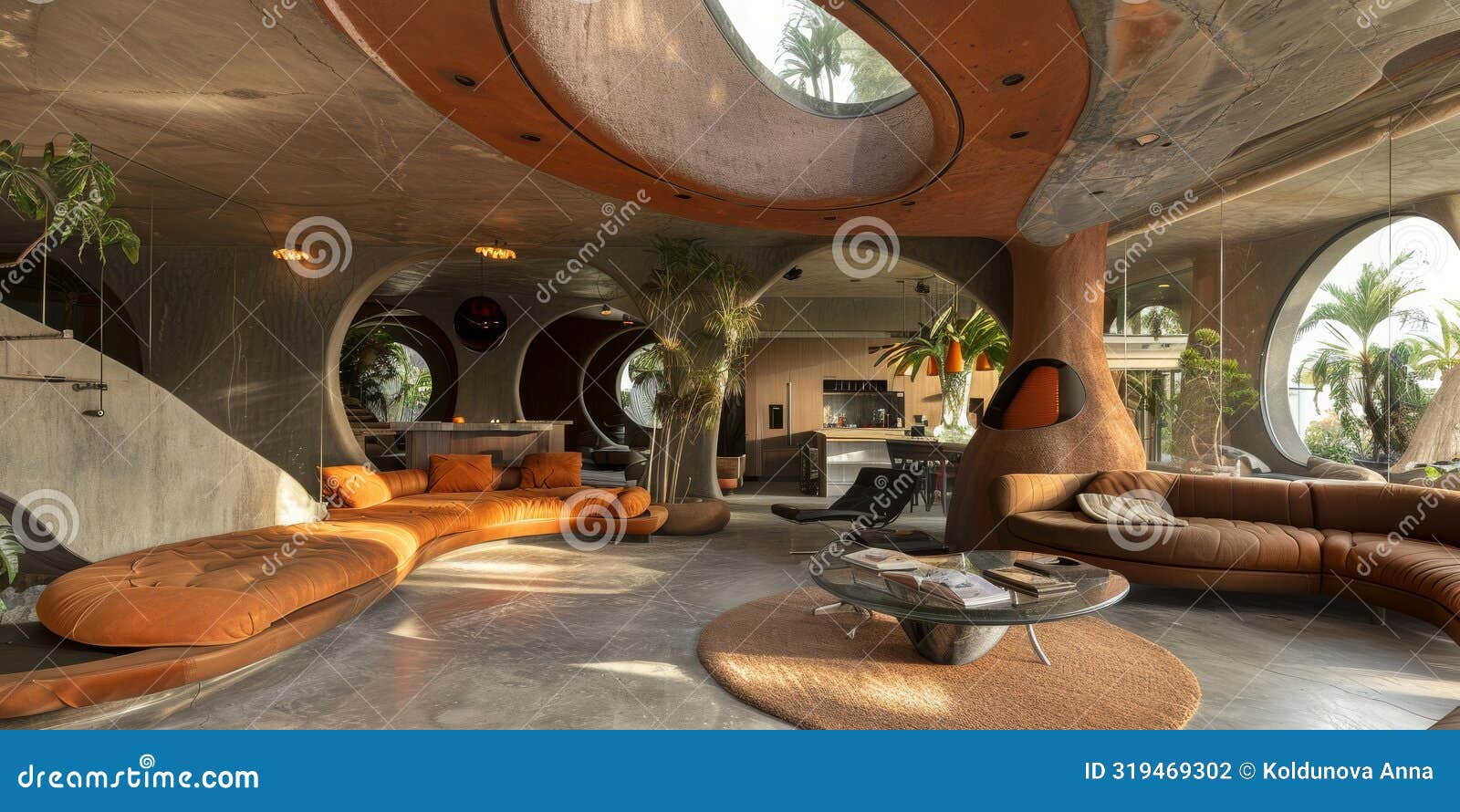 Explorations Of Extravagant Homes. Interesting Rooms With Arches And Round Windows Created With ...