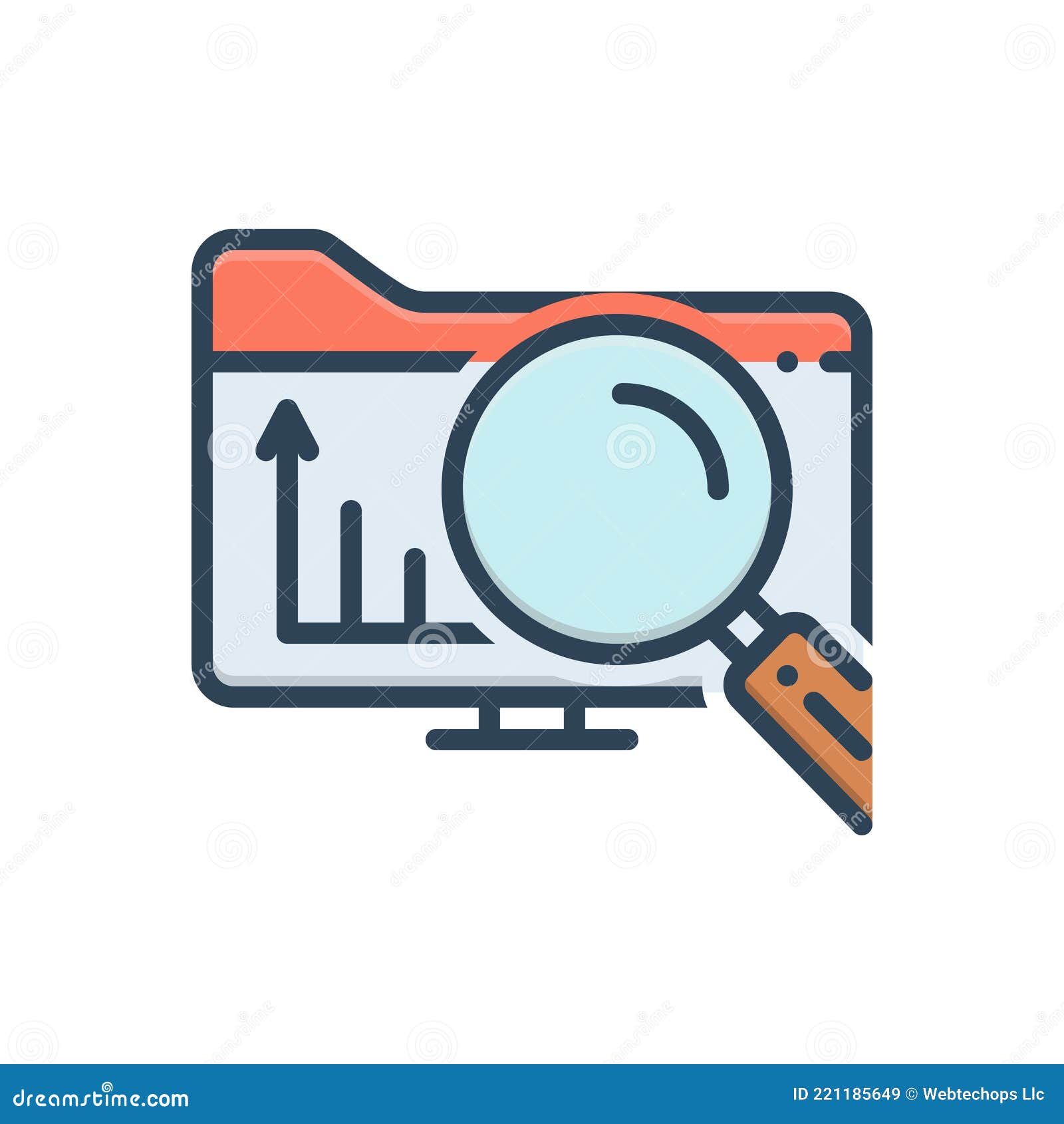 Exploratory Research Infographics Linear Icons Collection Stock ...