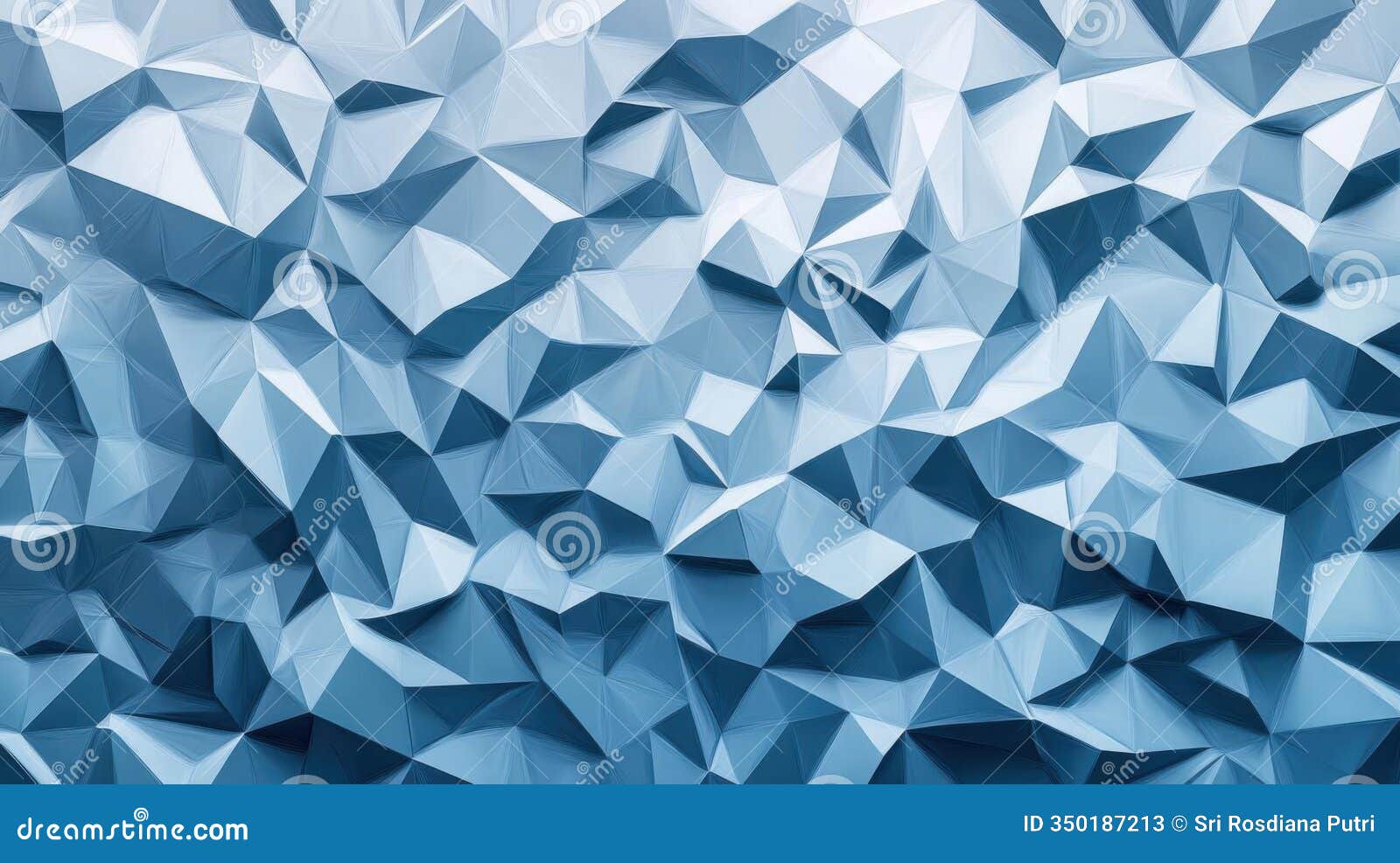 Explore Abstract Blue Low Poly Background Stock Illustration ...