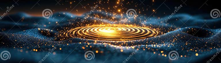 Explore the Abstract Representation of Time As a Glowing Spiral within ...