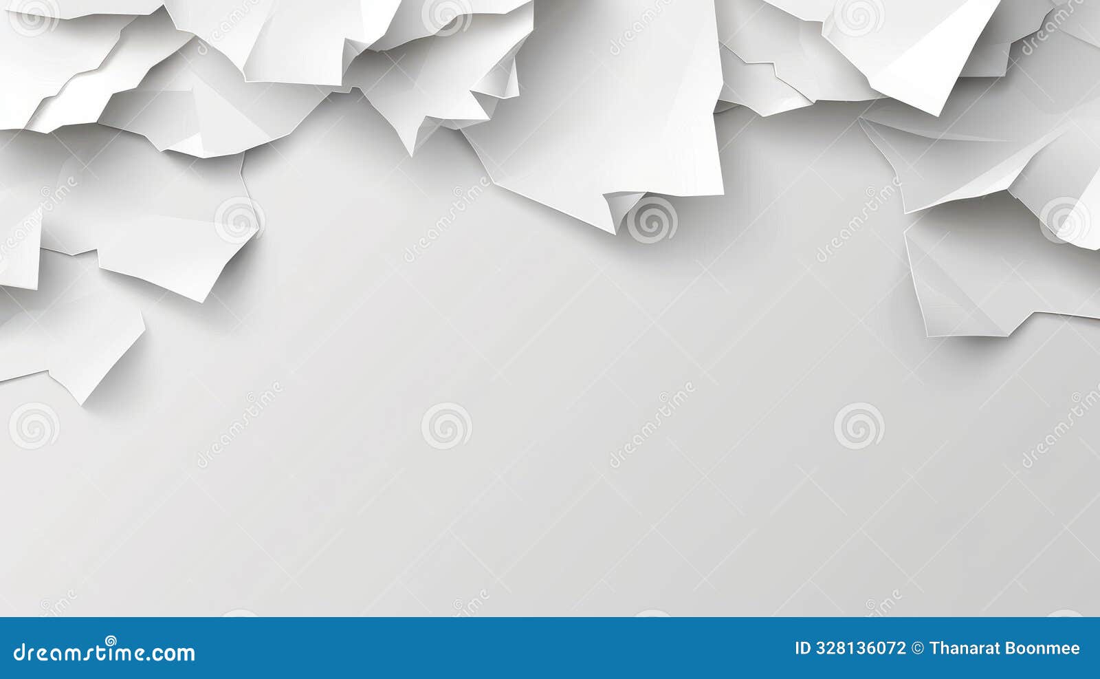 Explore the Aesthetic Appeal of a Blank White Crumpled Paper Poster ...