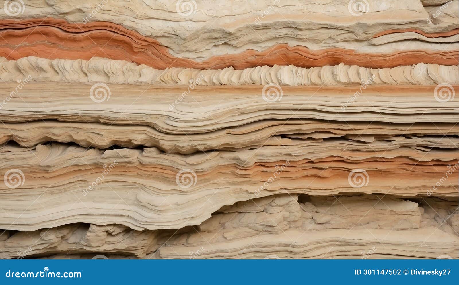 Limestone Chronicles: Sedimentary Layer Textures. AI Generate Royalty ...