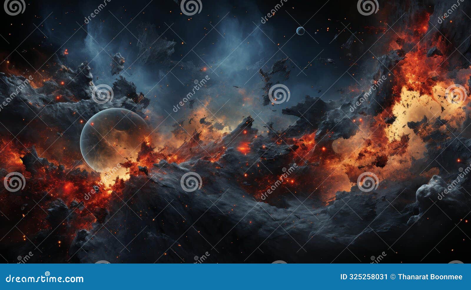 Explore an Artistic Interstellar Design with Ethereal Details in this ...