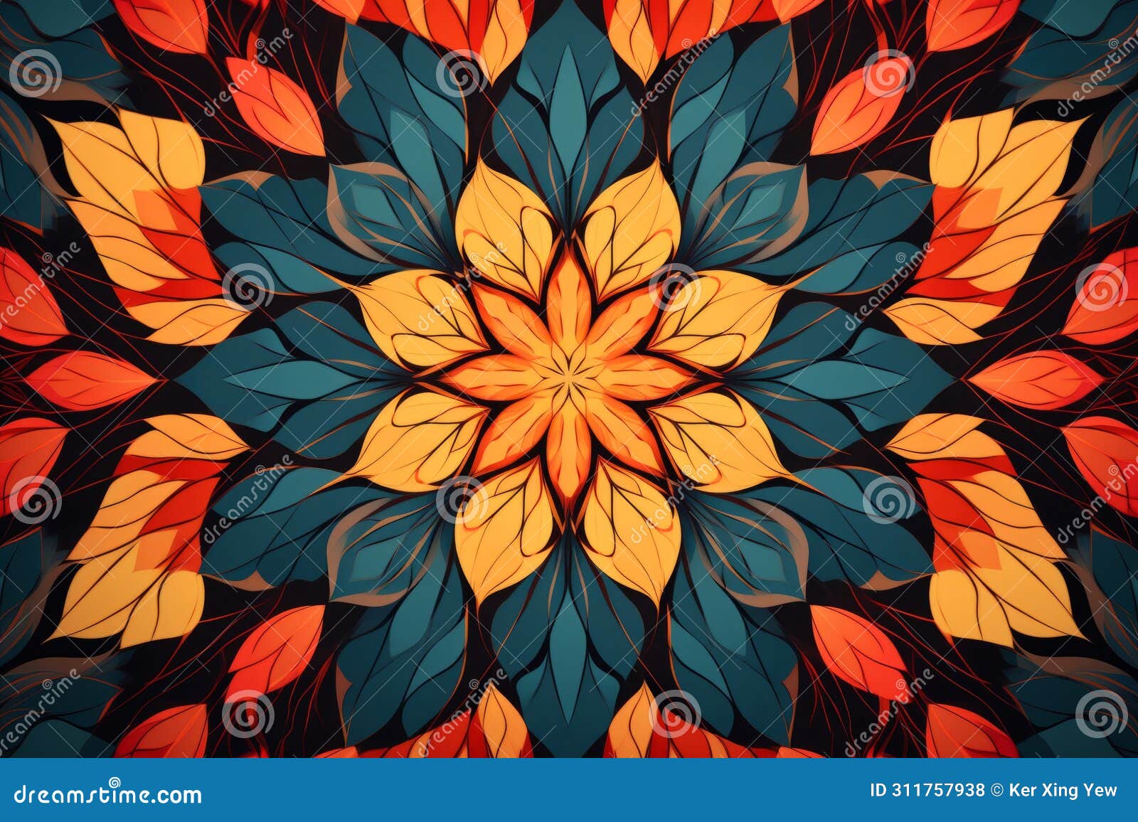 Explore the Beauty of Symmetry and Repetition Stock Illustration ...