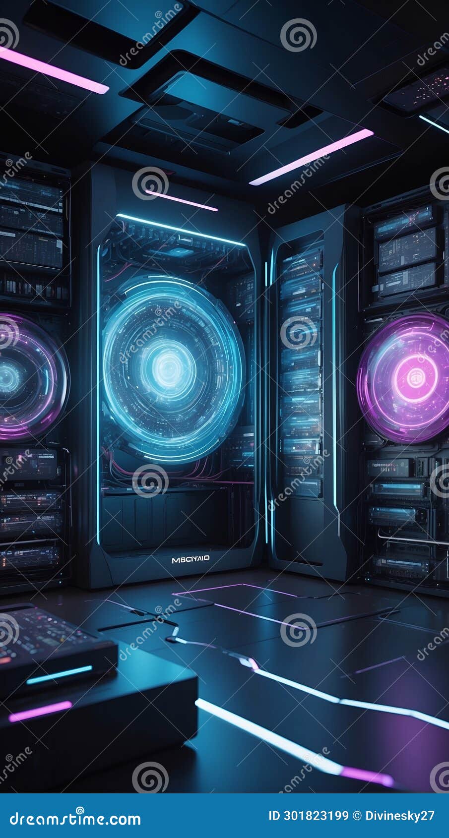 Data And AI Evolution Is Depicted With Icons Like Gears, ... Vector ...