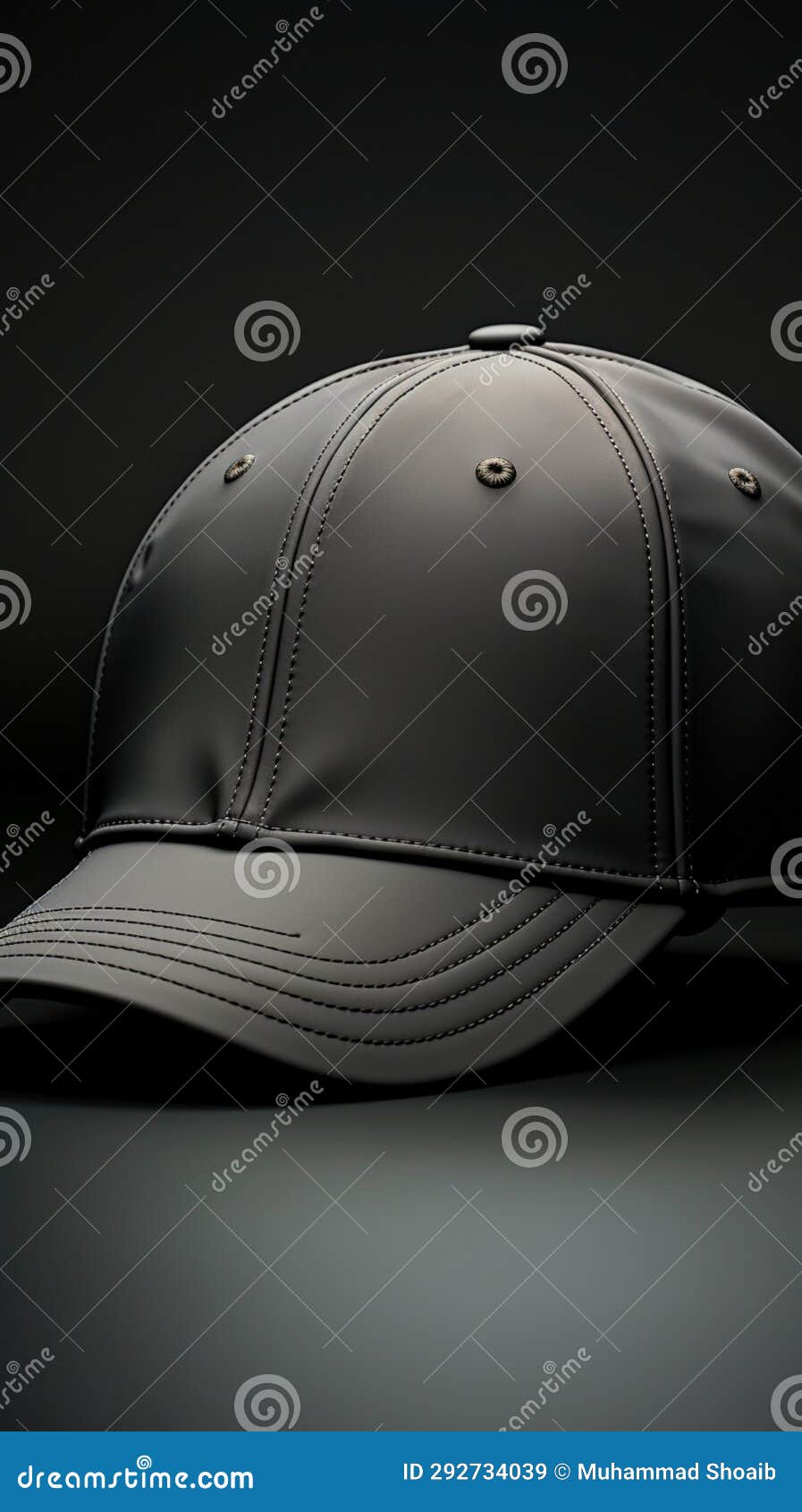 Explore a Black Baseball Cap from Four Angles in this Mock Up ...