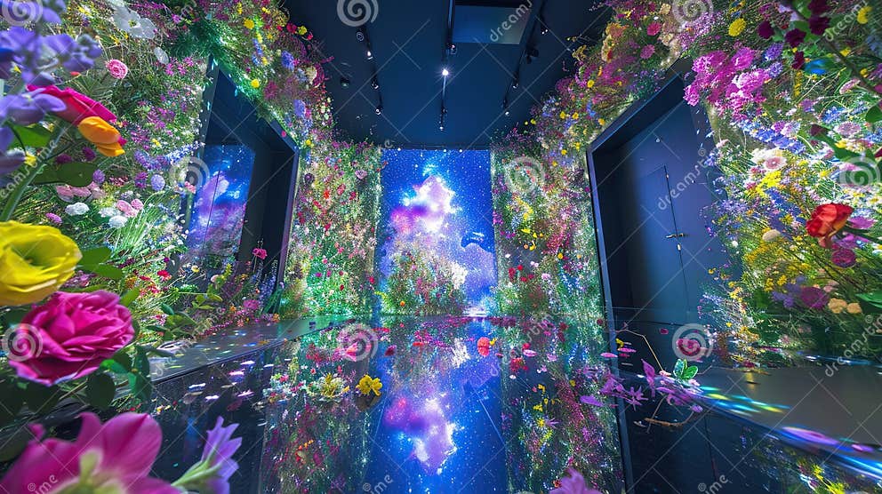 Explore the Botanical Galaxy Chamber, Where Walls Adorned with an Array ...