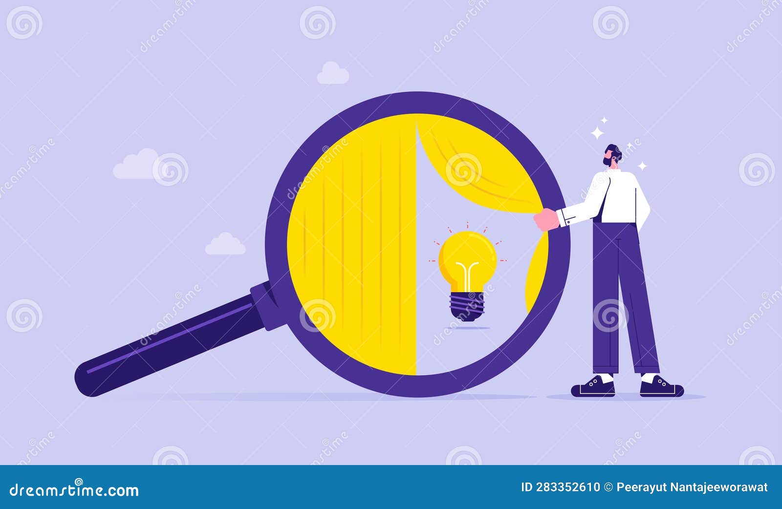Explore Business Ideas or Find Solution Concept Stock Vector ...