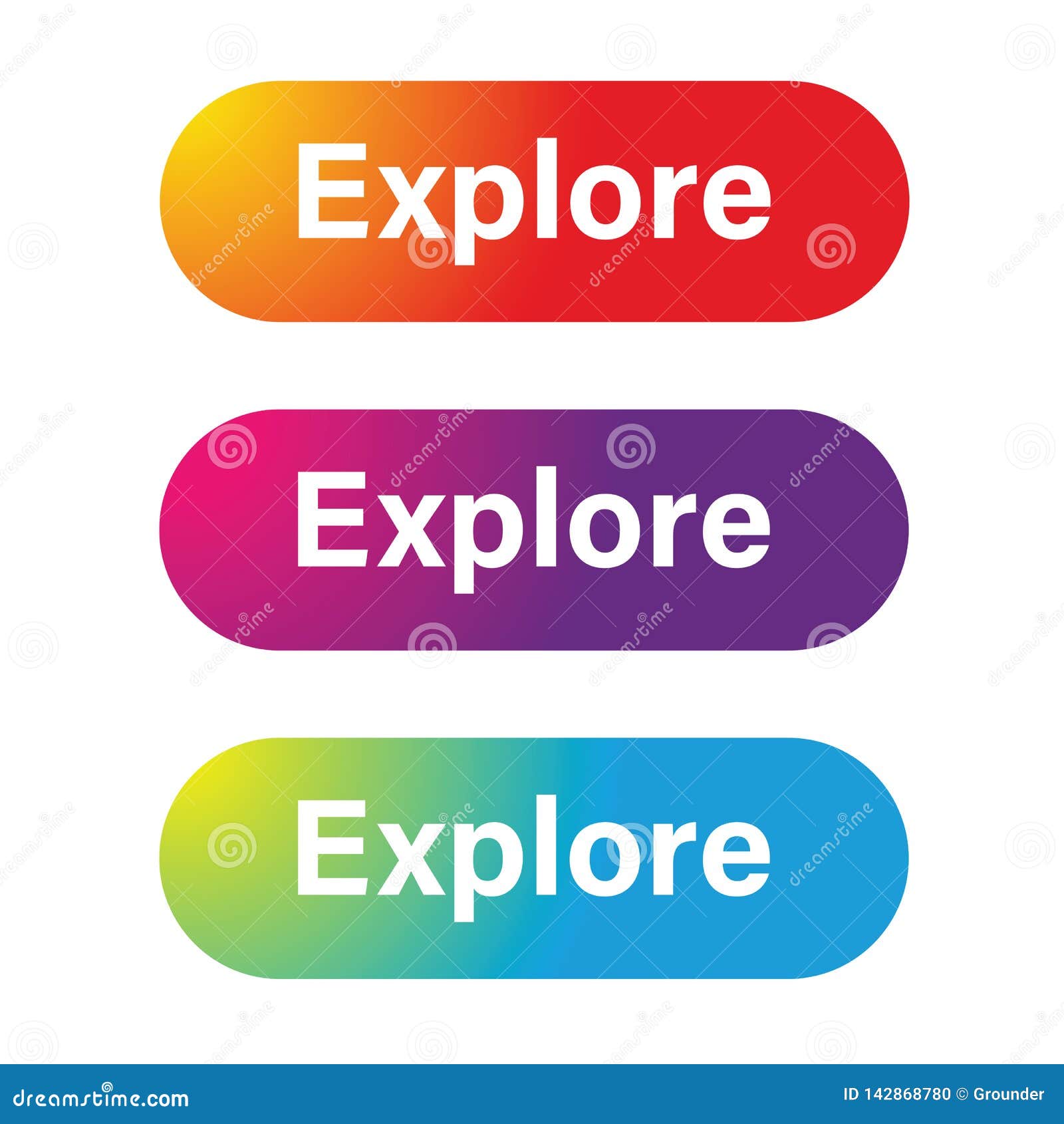 Explore Call To Action Button Stock Vector - Illustration of glass ...