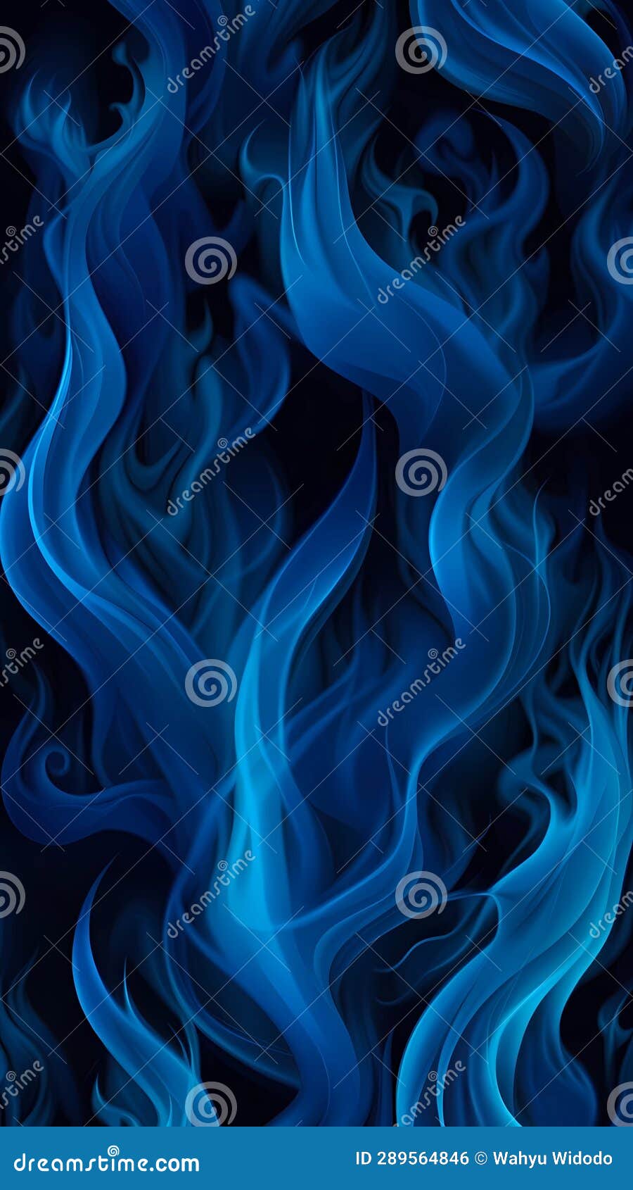 Blue Flame Pattern Texture Illustration Background Ai Generated Stock ...