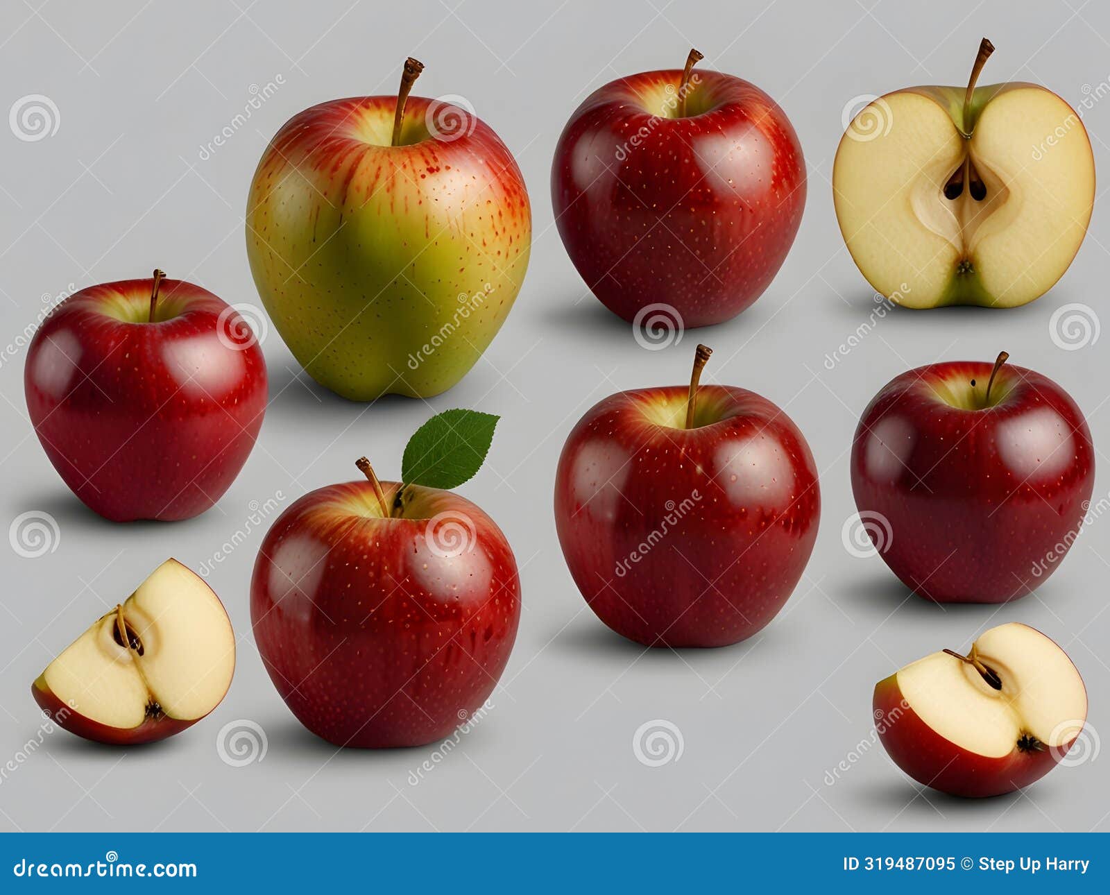 Vibrant Apple Images: Perfect for Graphic Design Use Stock Illustration ...