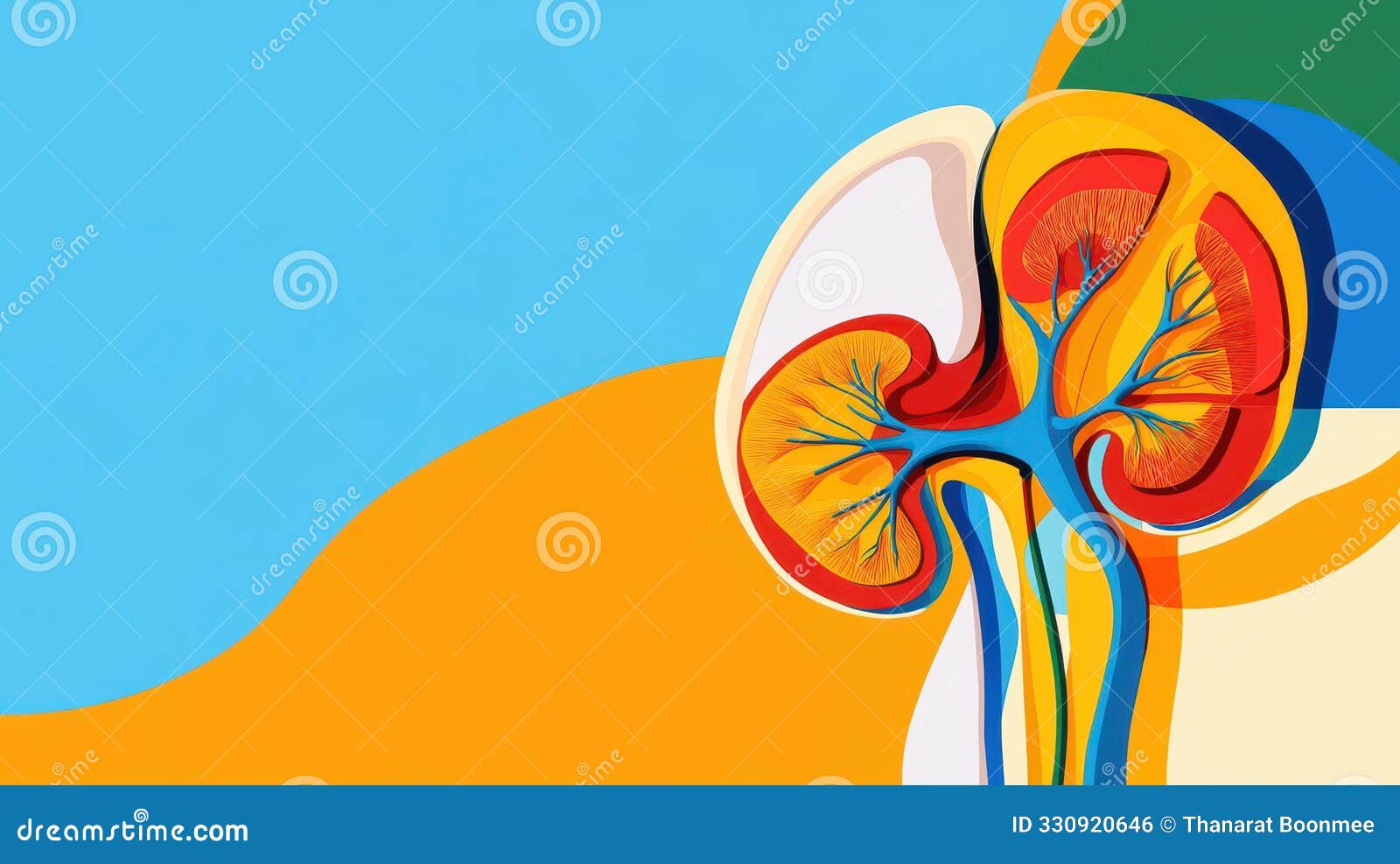 Explore the Complex Details of Kidney Anatomy in a Vibrant 3D ...