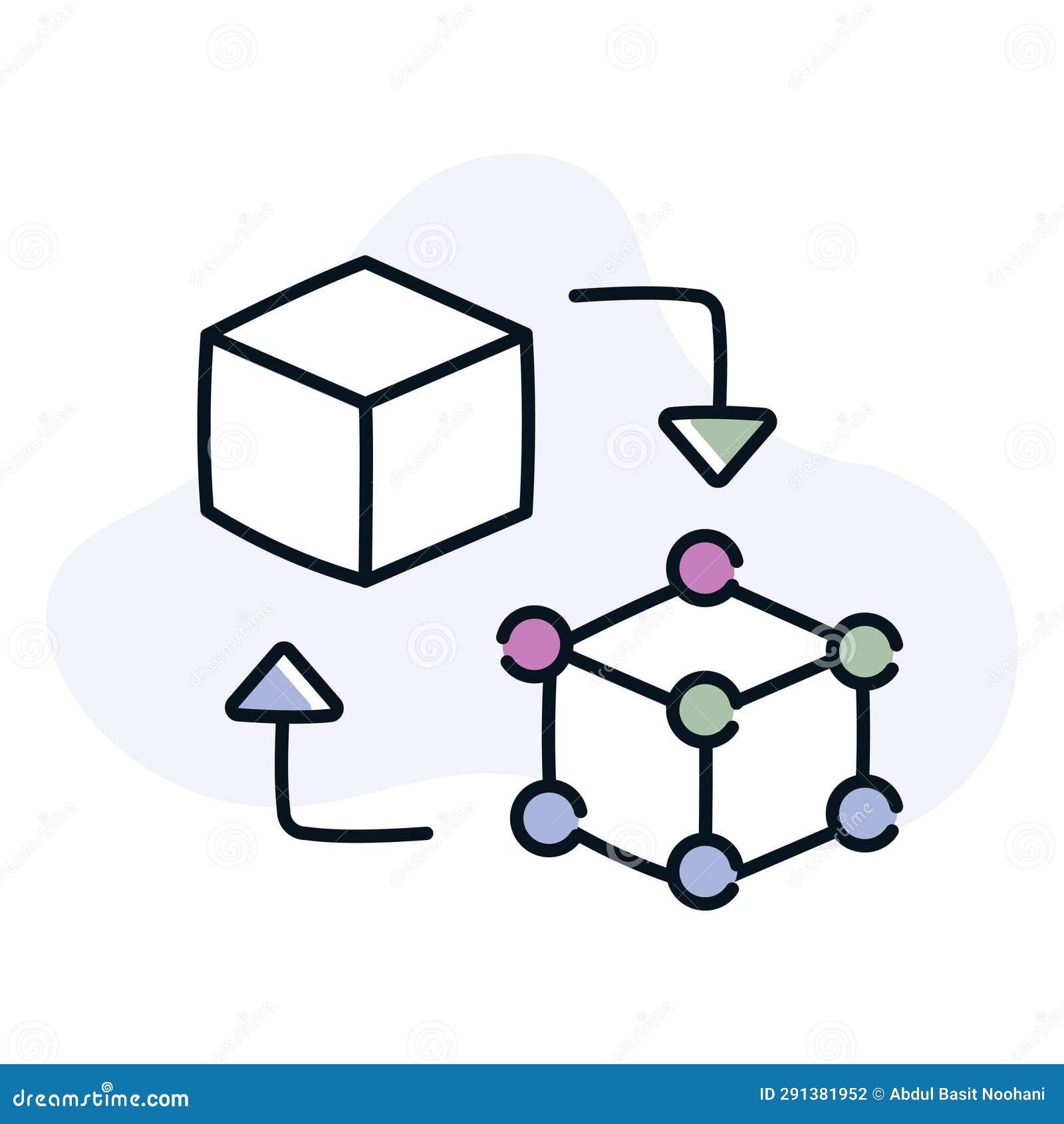 Explore the Concept of Digital Twins with this Symbolic Icon. Stock ...