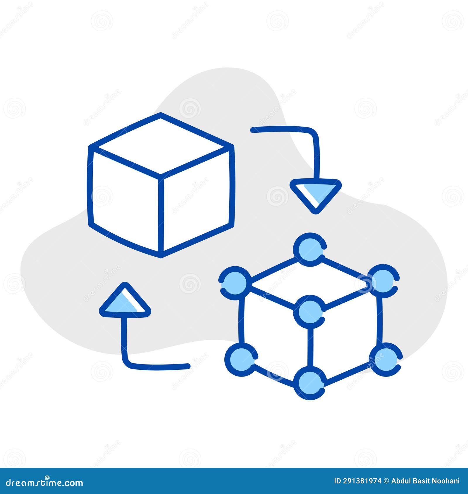 Explore the Concept of Digital Twins with this Symbolic Icon. Stock ...