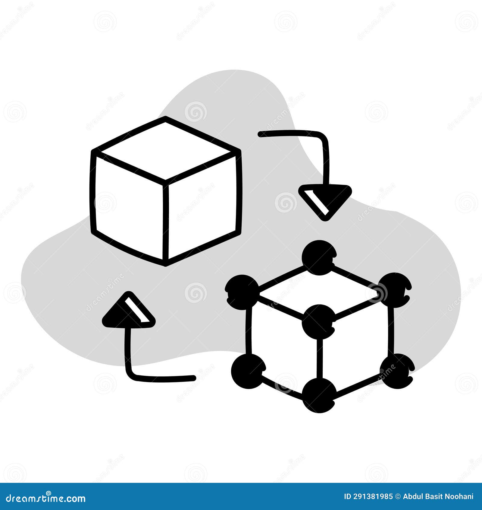 Explore the Concept of Digital Twins with this Symbolic Icon. Stock ...