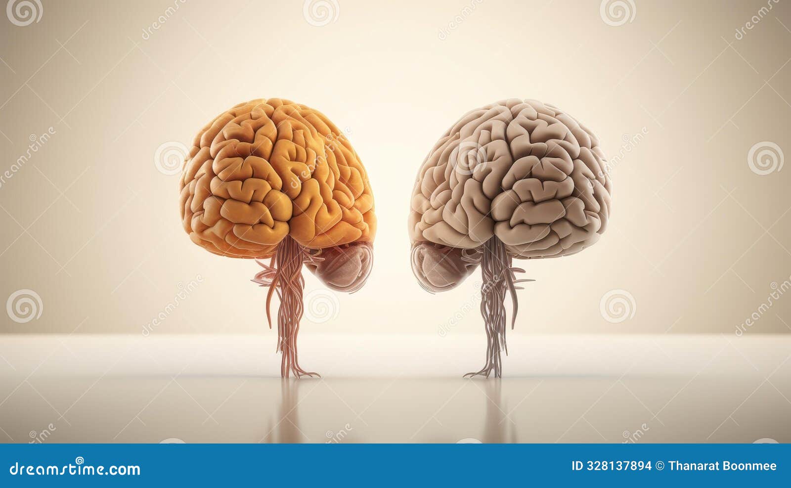 Explore the Contrast between a Healthy and Diseased Brain Model ...