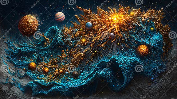 Explore the Cosmic Culinary Delight a Pizza Crafted with Ingredients ...