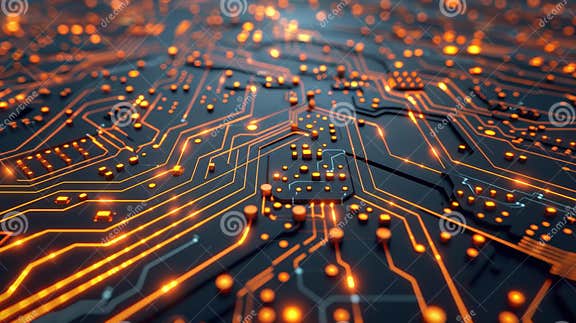 Explore a Cuttingedge Electronics Processor Design in a Futuristic ...