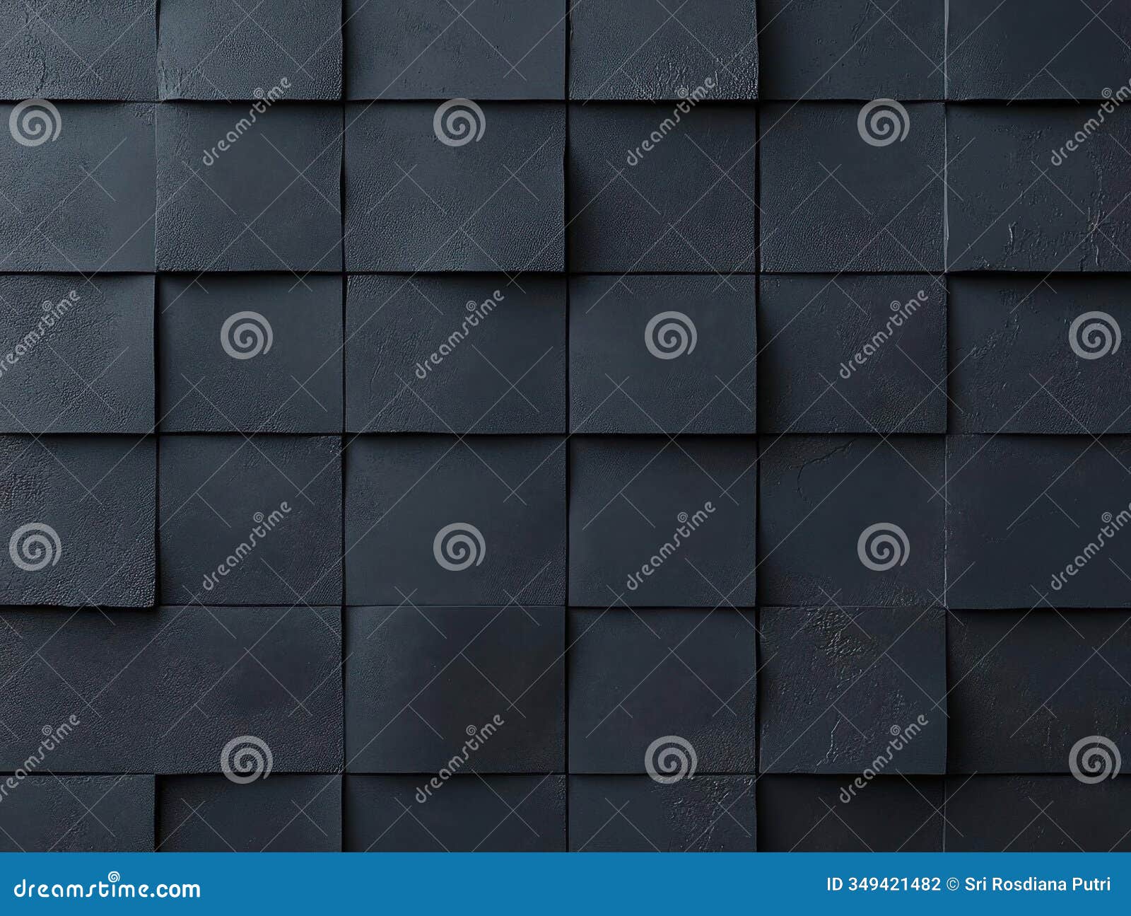 Explore Dark Gray Square Texture, a 3D Wall Design Stock Illustration ...