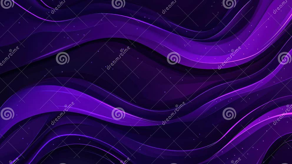 Explore this Dark Purple Abstract Banner Design, Featuring a Modern ...