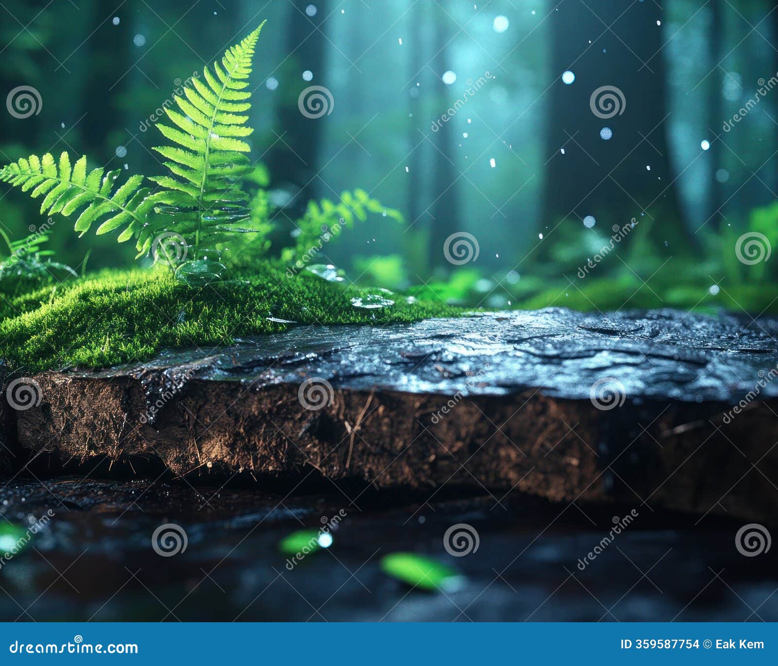 Explore the Delicate Balance a Dense Rainforest with a Transparent ...