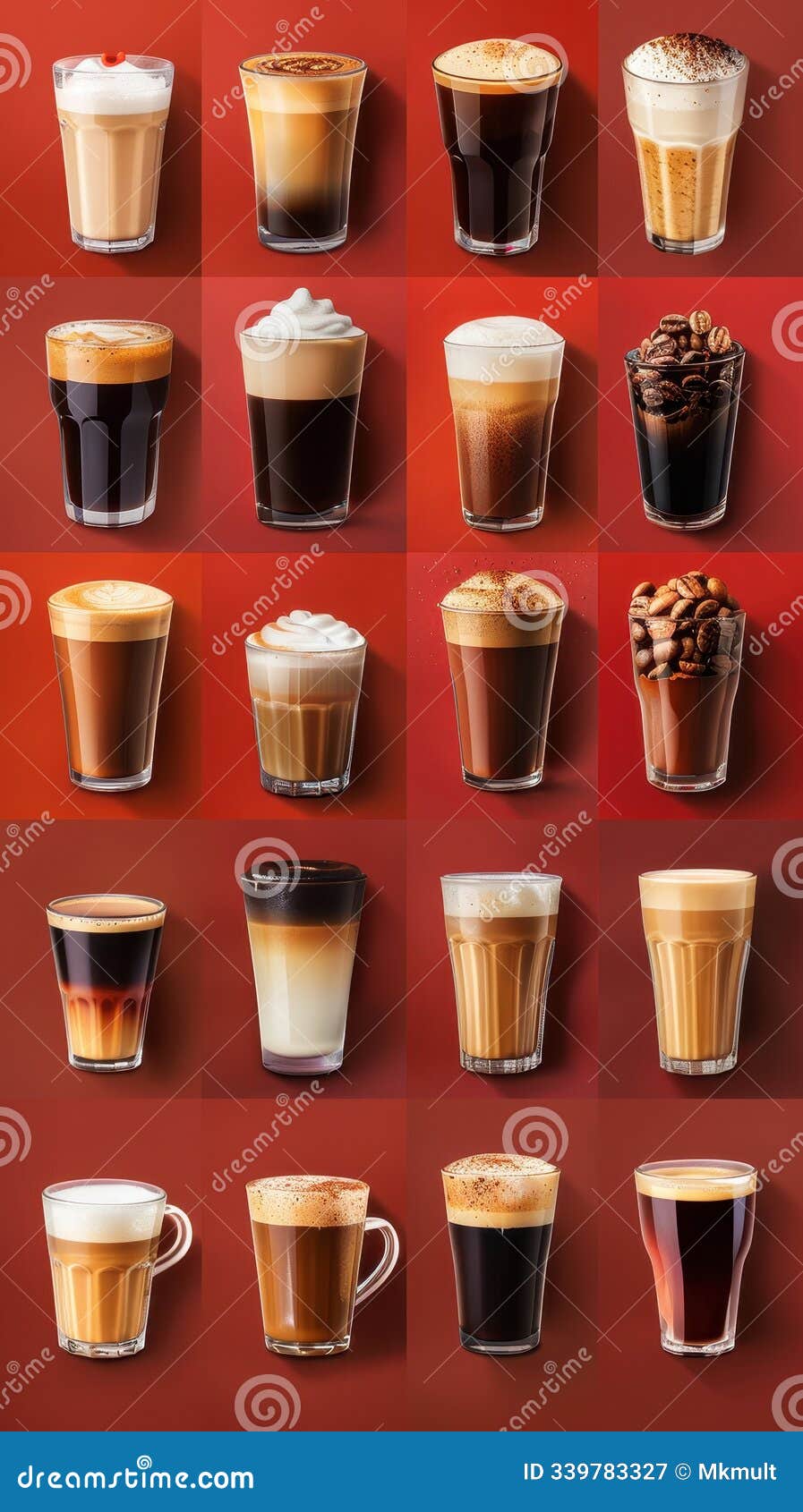 Explore a Delightful Collection of Coffee Beverages in Various Styles ...