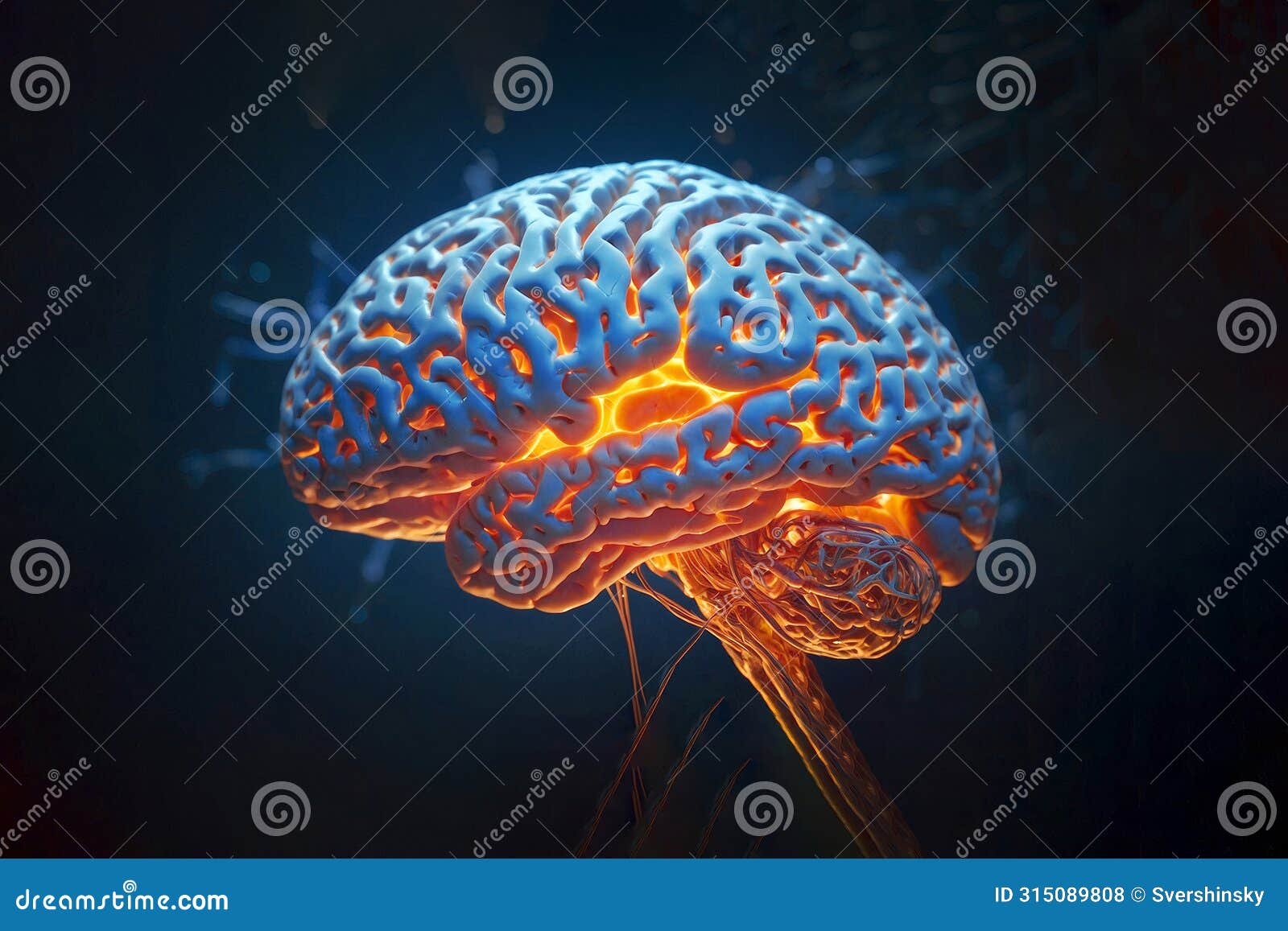 Explore the Depths of the Human Mind with a Stunning Rendering of a ...