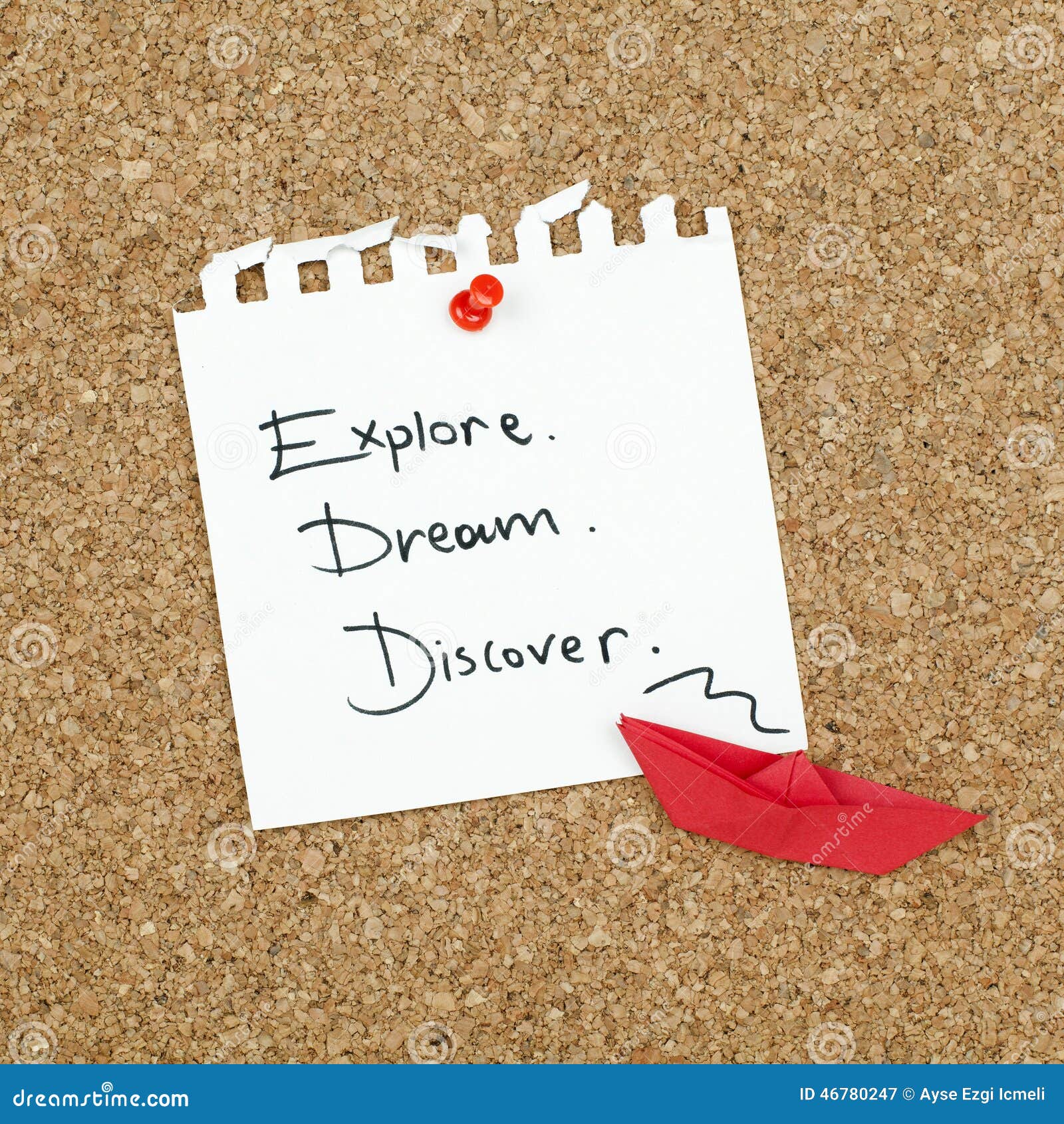 Explore Dream Discover stock image. Image of destination - 46780247