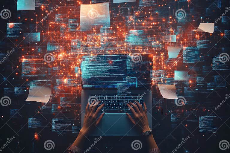 Coding Innovation Unleashed Digital Programming Workspace Virtual ...