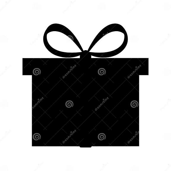 Gift Silhouette Art Decorative Vector Featuring Creative Design ...