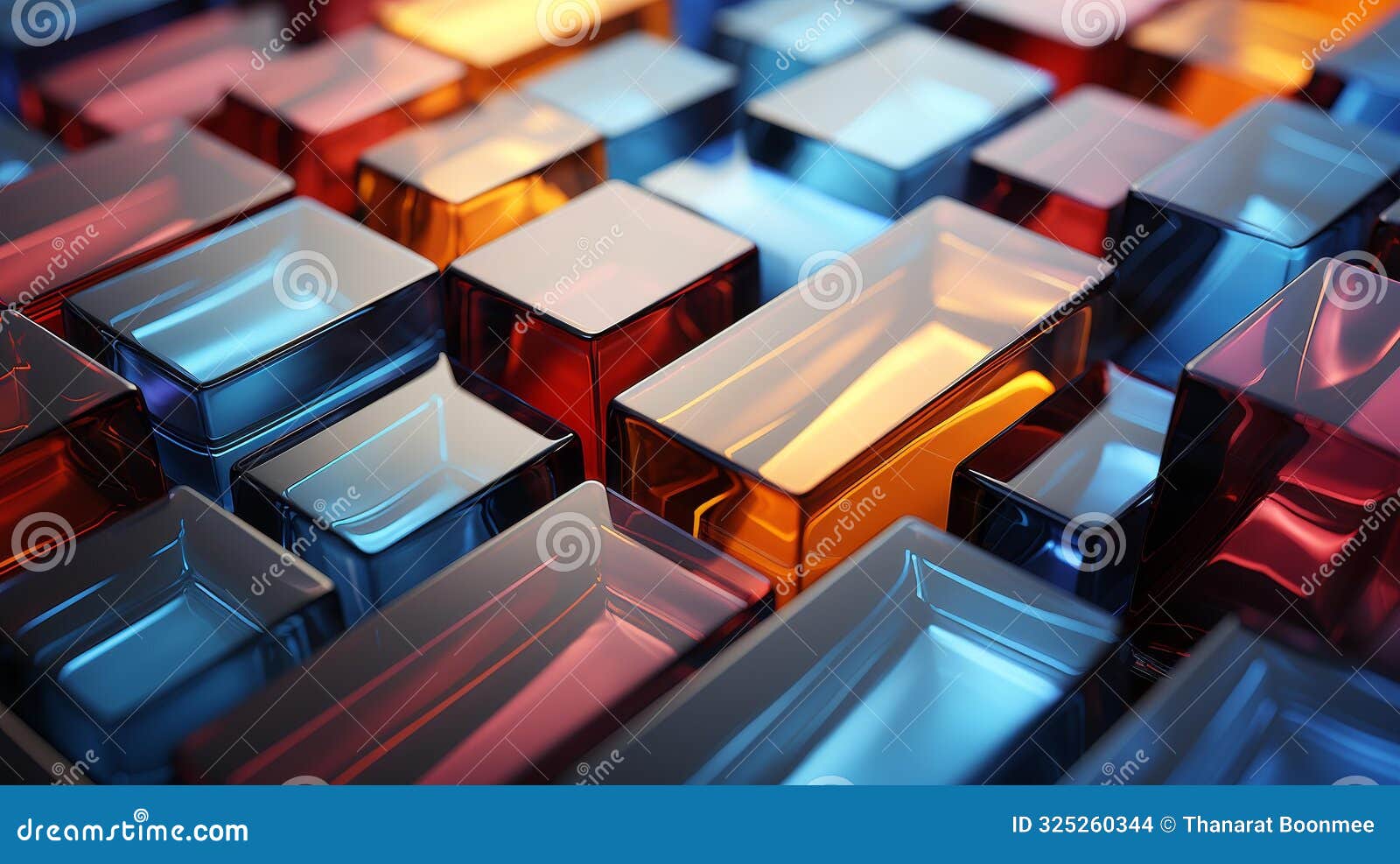 Explore an Elegant Glass Tile Texture with a Glossy Surface, Vibrant ...