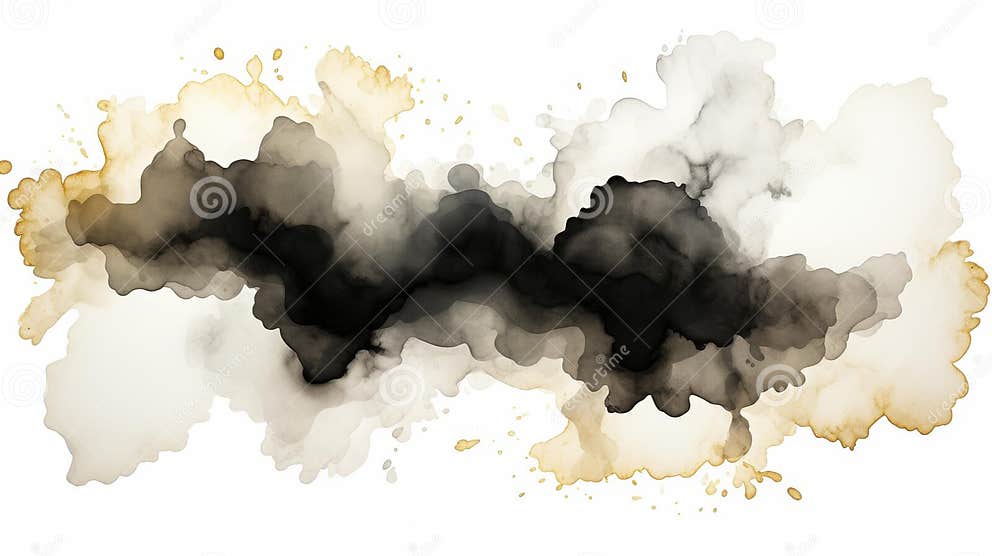 Explore the Elegant World of Ink Blot Textures with Soft Tones and ...