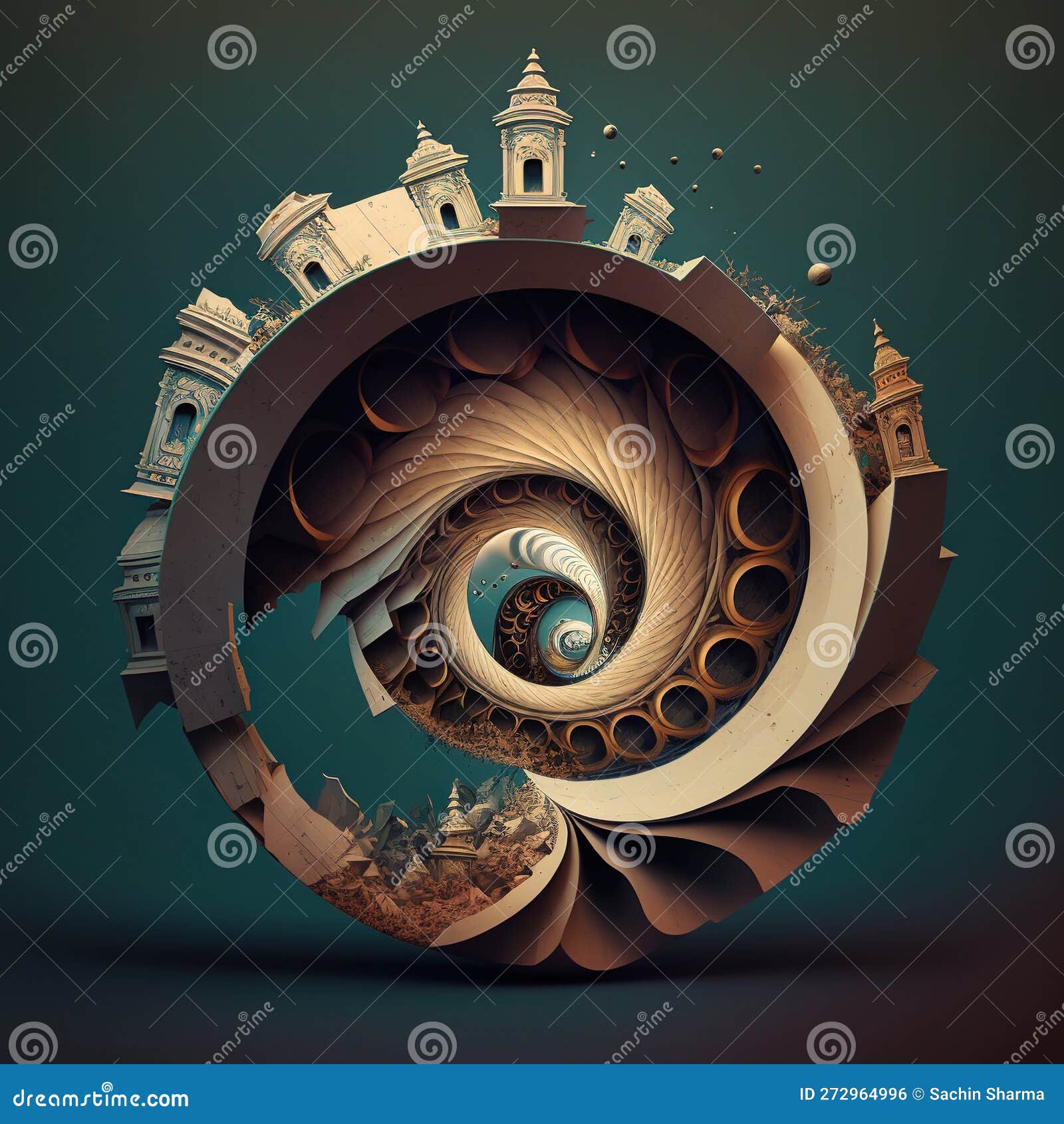 Experience the Beauty of Continuous Droste Design: Stairwell Concept in ...