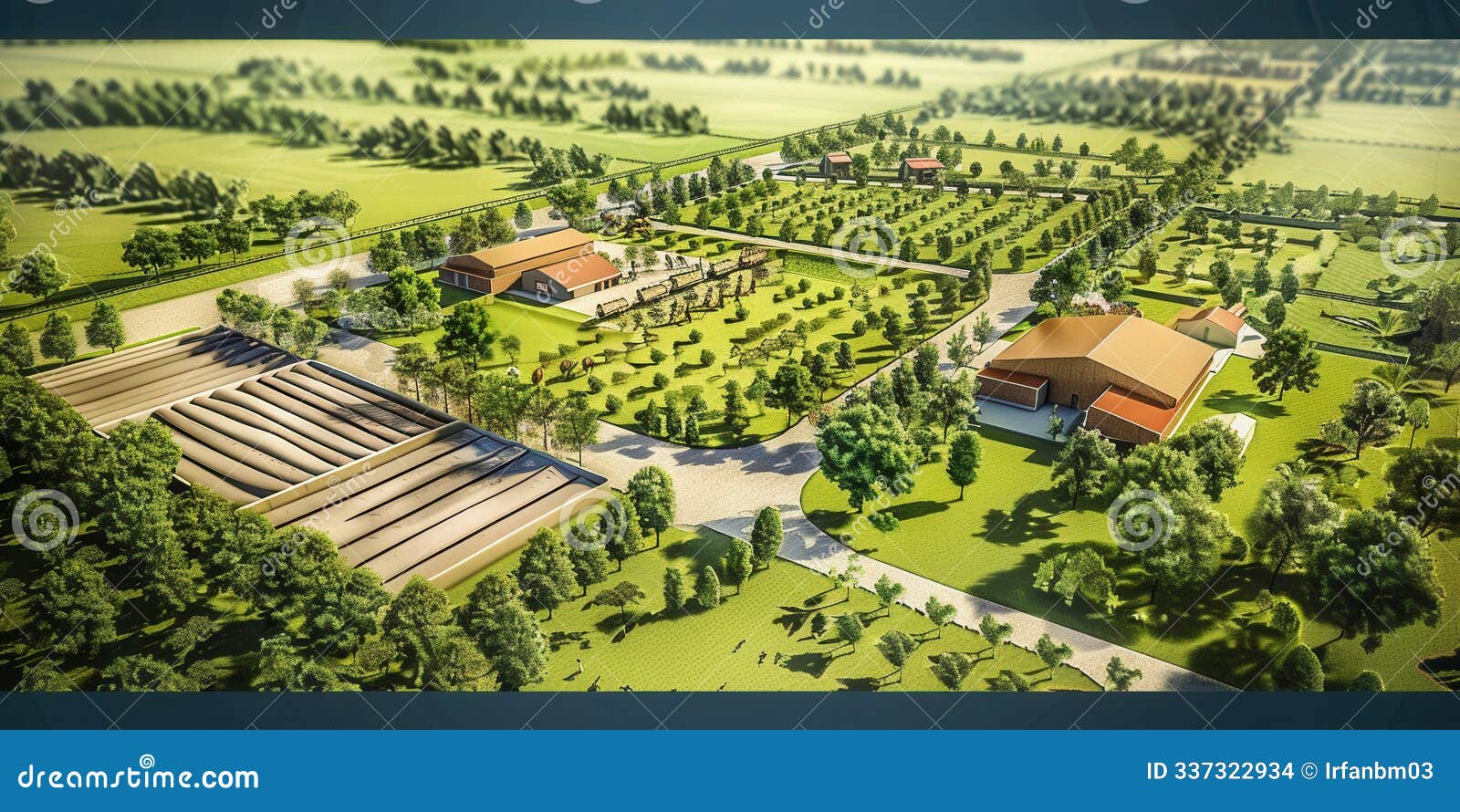 ÿþExplore the Essentials of Modern Farm Planning Stock Illustration ...