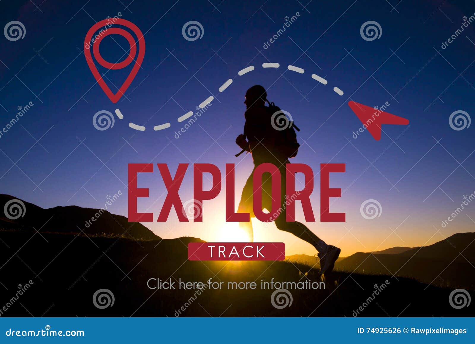Explore Experience Journey Travel Trip Vacation Concept Stock Photo ...