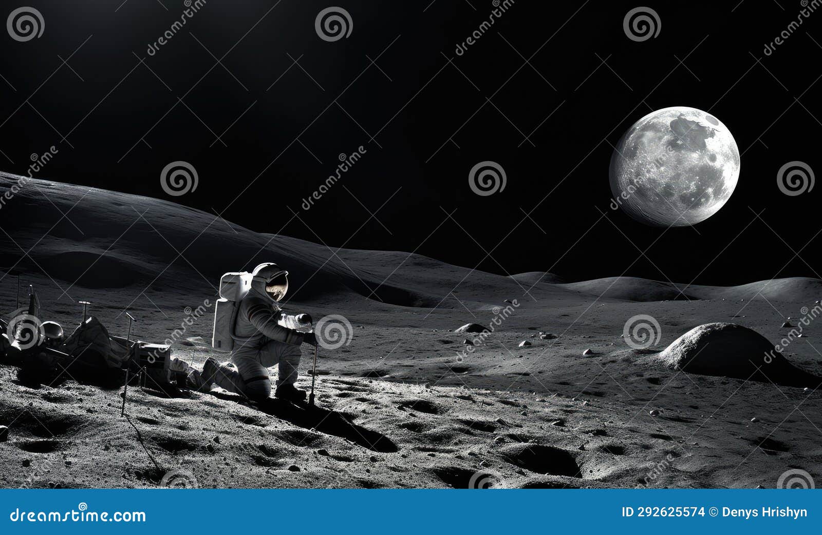 Explore the Future with Captivating Image of People Living on the Moon ...
