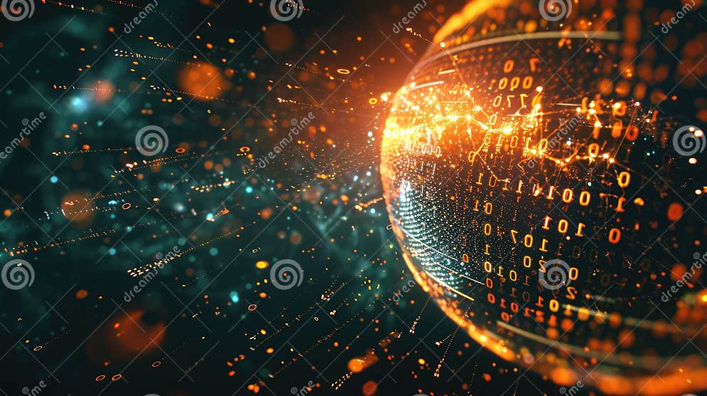 Explore Futuristic Digital Spheres and Hightech Quantum Computing ...