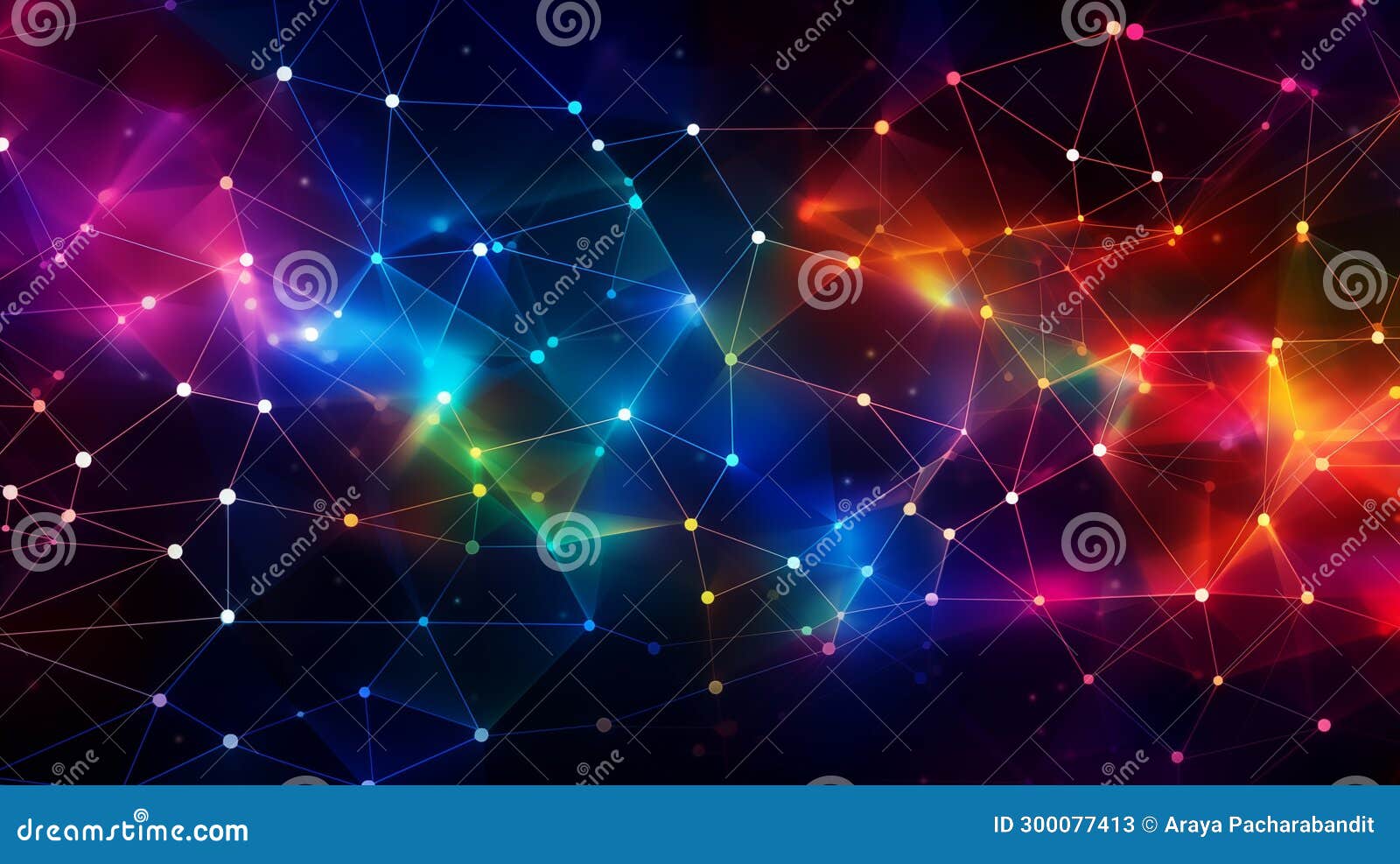 Dynamic Tech Background of Futuristic, Interconnected, Conveying ...