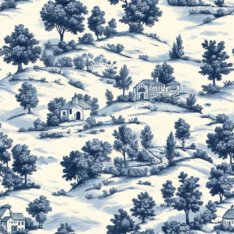 Hand-Drawn Seamless Pattern in High Fidelity Stock Illustration ...