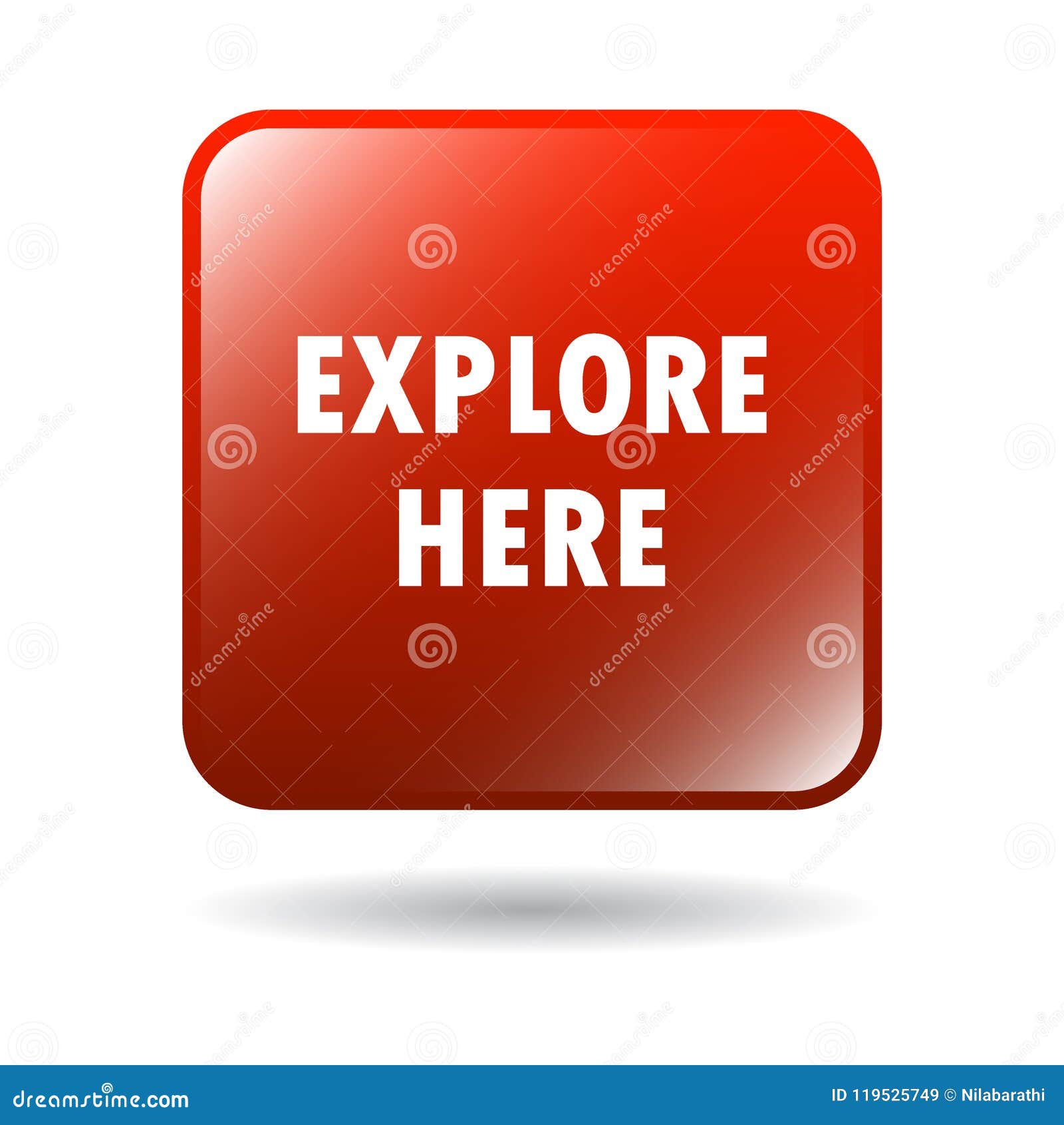 Explore here web button stock illustration. Illustration of icon ...