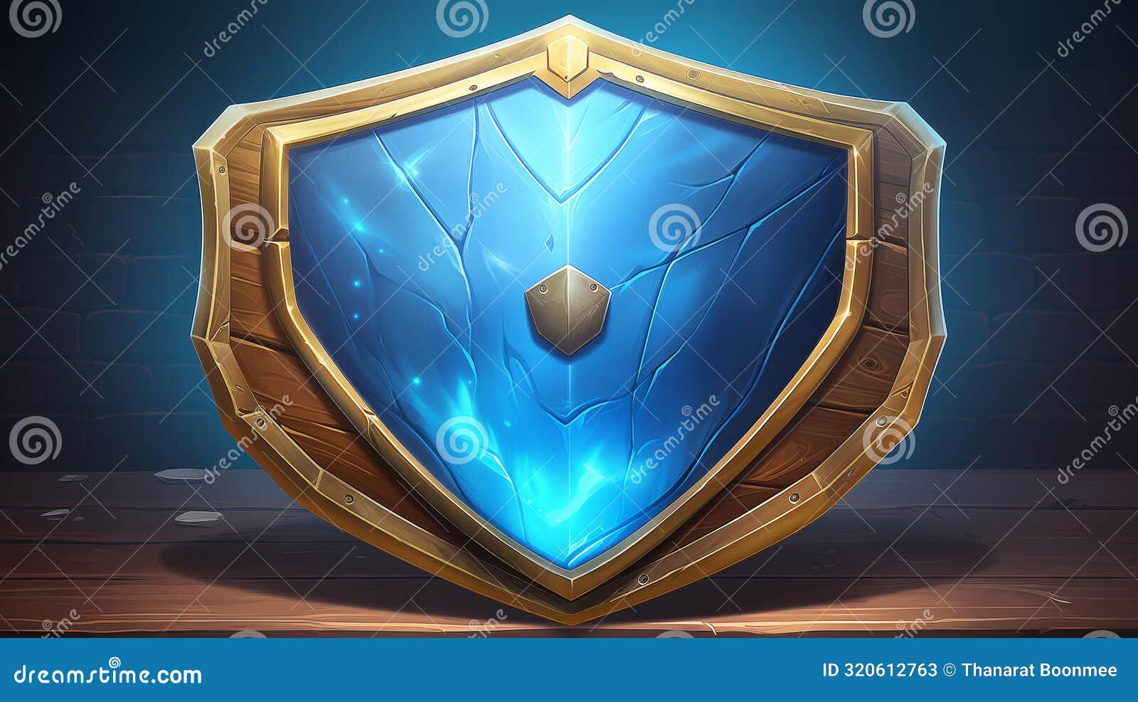 Explore a Highresolution Illustration of a Mythical Shield, Embodying ...