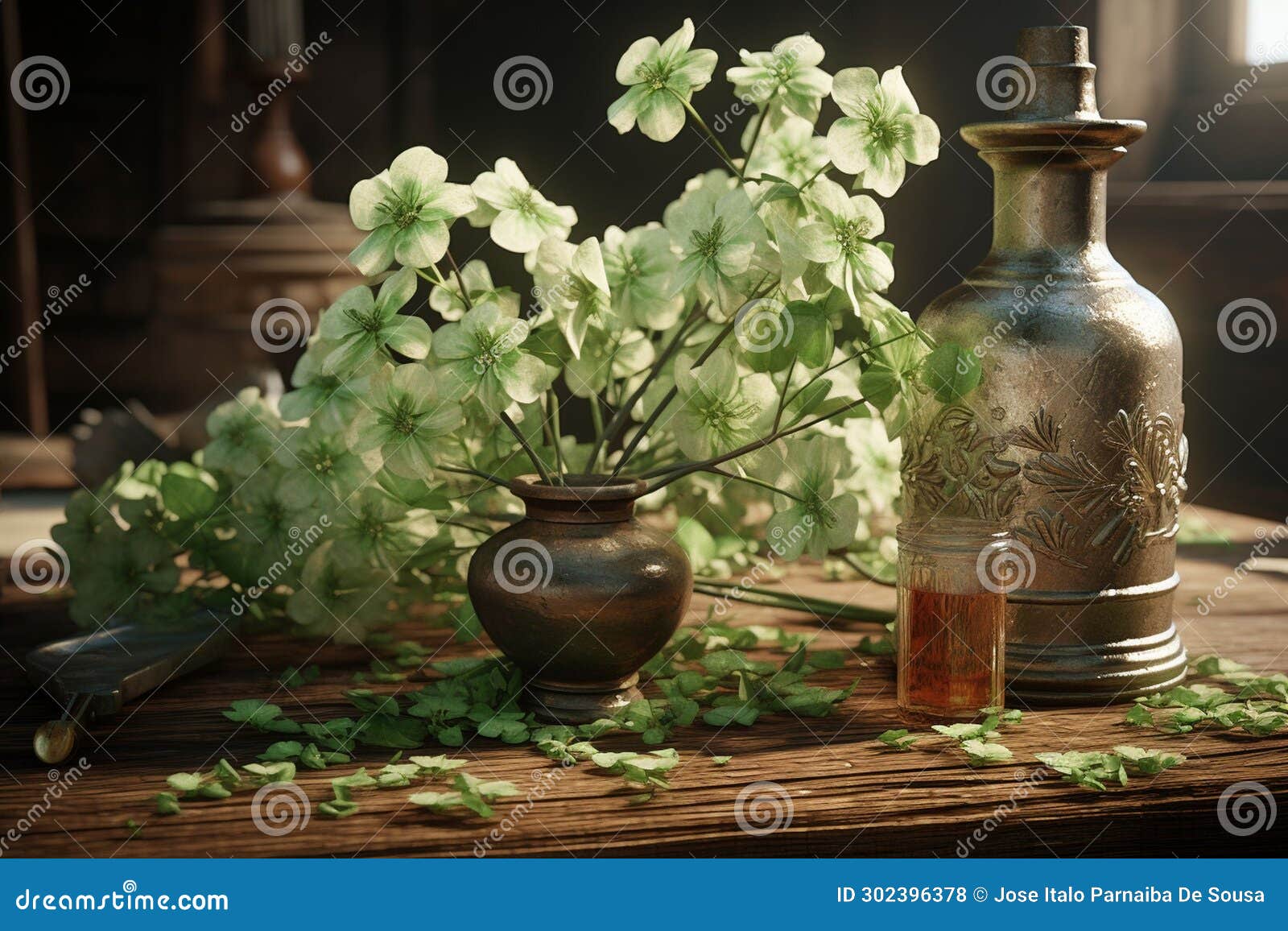 Explore the Historical Uses of Clover in Stock Illustration ...