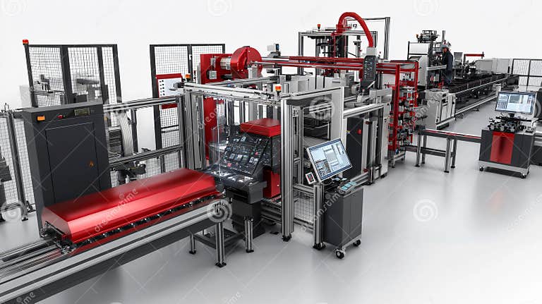 Explore How Advanced Machines in a High-tech Production Line ...
