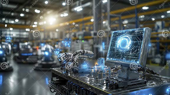 Ai-powered Robotic Systems Streamlining Operations in Modern Warehouse Industrial Environment ...
