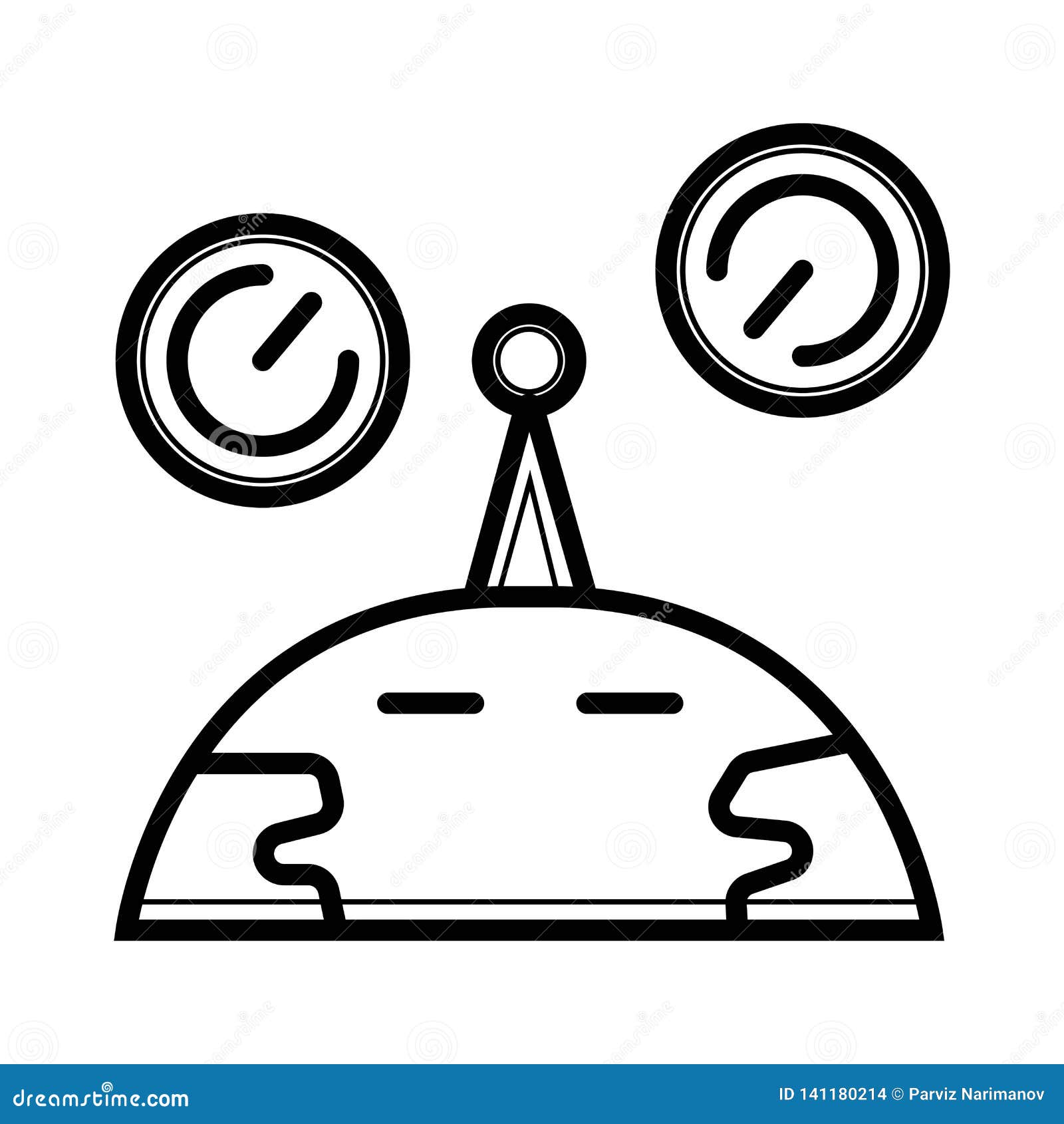 Explore icon vector stock illustration. Illustration of experience ...